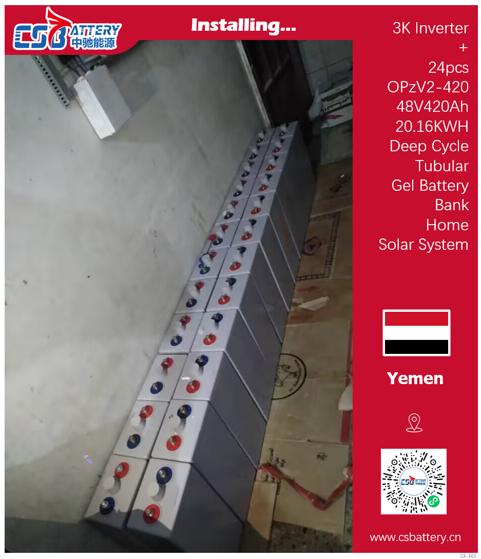 OPZV 2V420Ah Project Feedback - CSBattery