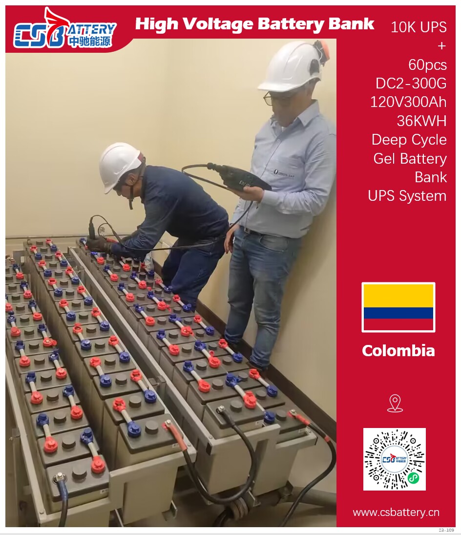 CSBattery 10K UPS+ 60PCS DC2-300G 36KWH Long Life Deep Cycle GEL ...